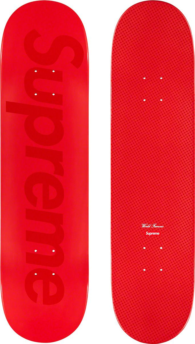 Supreme Tonal Box Logo Skateboard Red – BASEMENT_HK